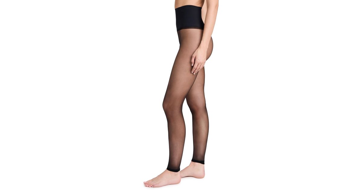 Commando Coando Essential Footless Sheer Tights in Black | Lyst