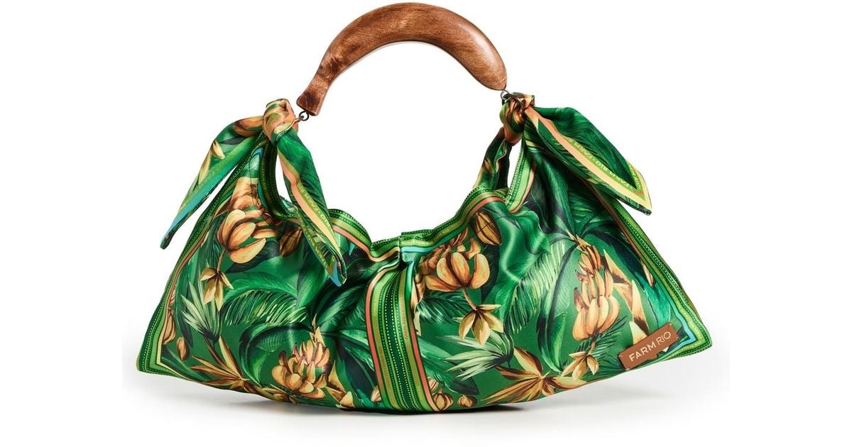 FARM Rio Scarf Mini Bag in Green | Lyst