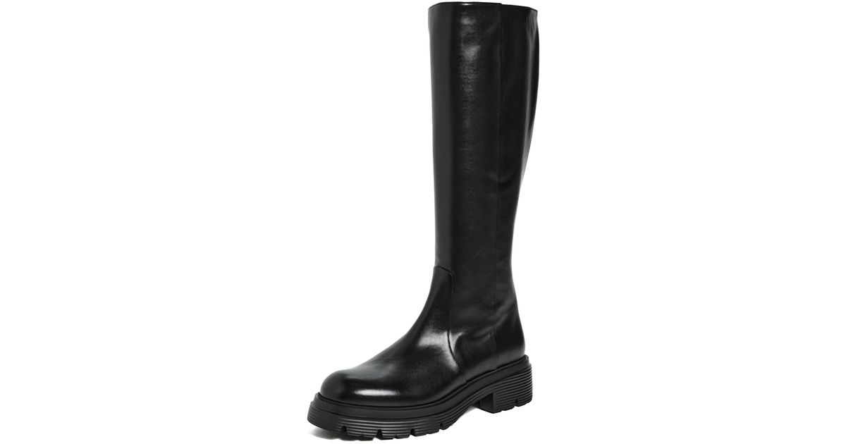Stuart Weitzman Soho Lite Zip Boots in Black | Lyst