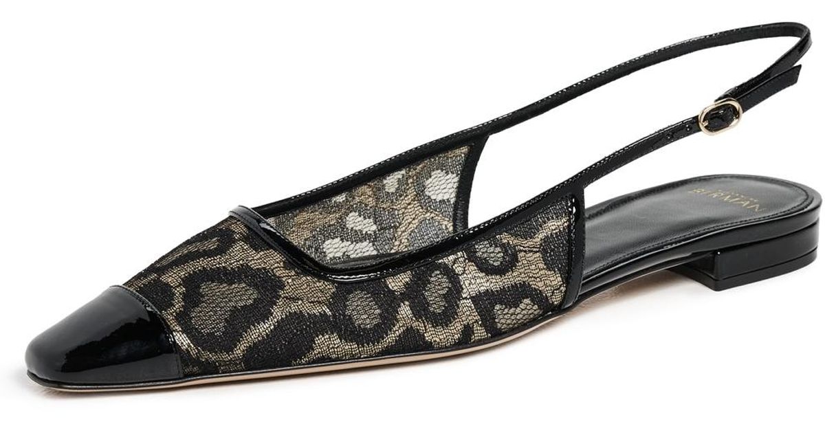 Alexandre Birman Olivia Lace Flats in Black | Lyst