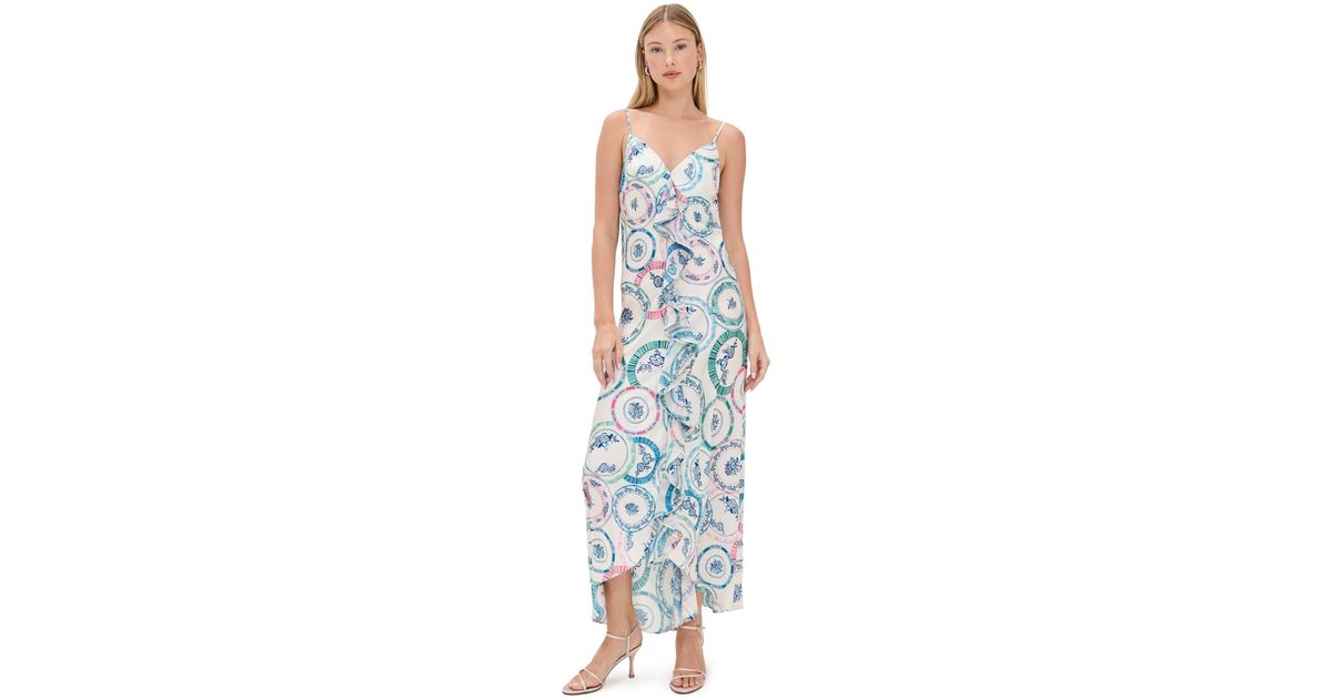 MISA Los Angles Angela Dress in Blue | Lyst