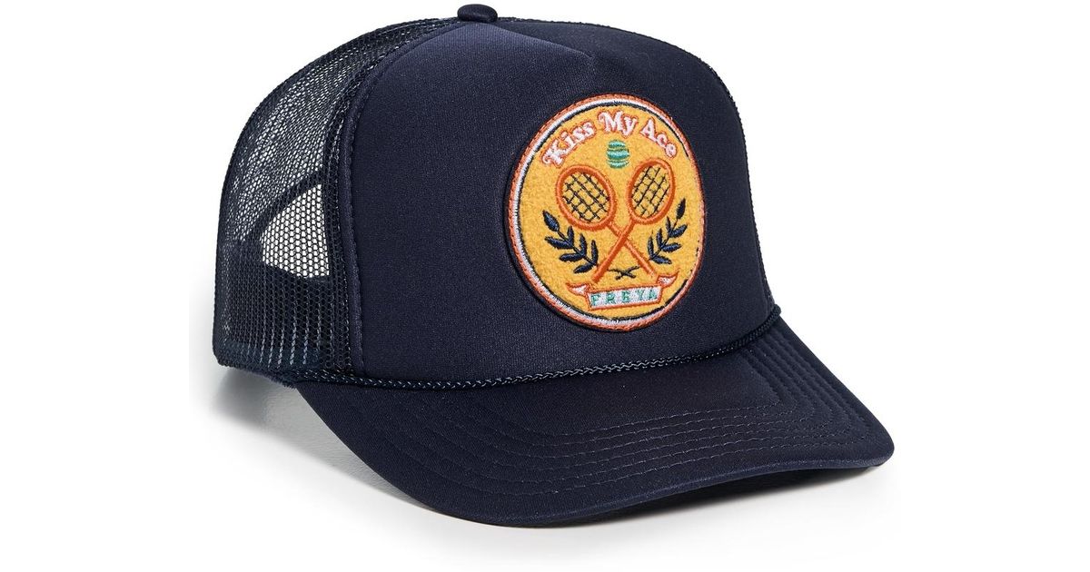 Freya Kiss My Ace Trucker Hat in Blue | Lyst