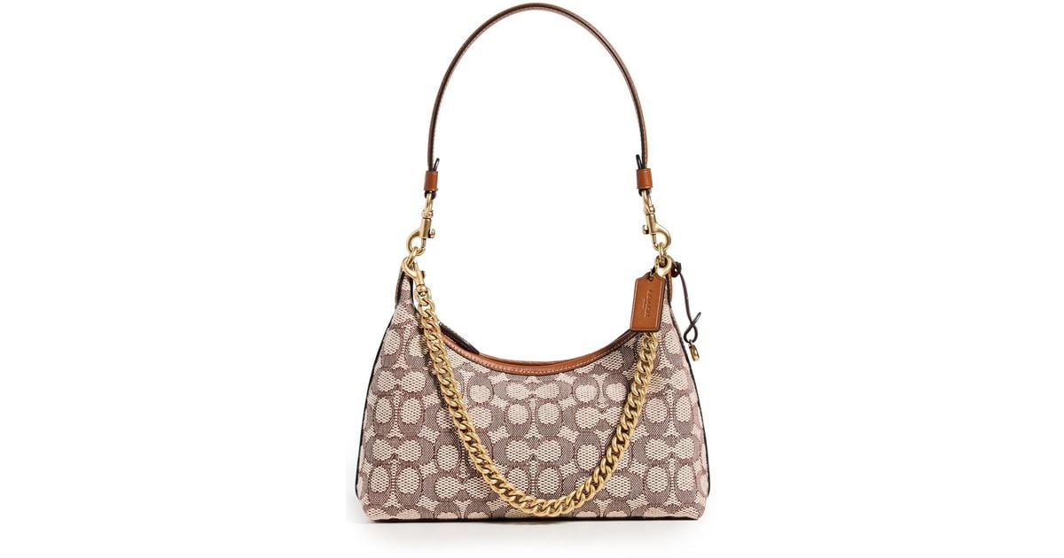 COACH Signature Textile Jacquard Juliet Shoulder Bag | Lyst