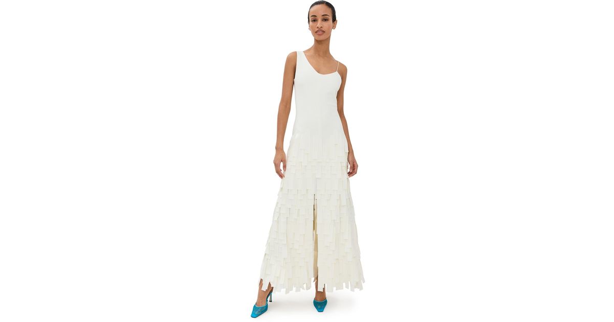 A.W.A.K.E. MODE A. W.A. K.E. Mode Multi Rectangle Maxi Dress With Front ...