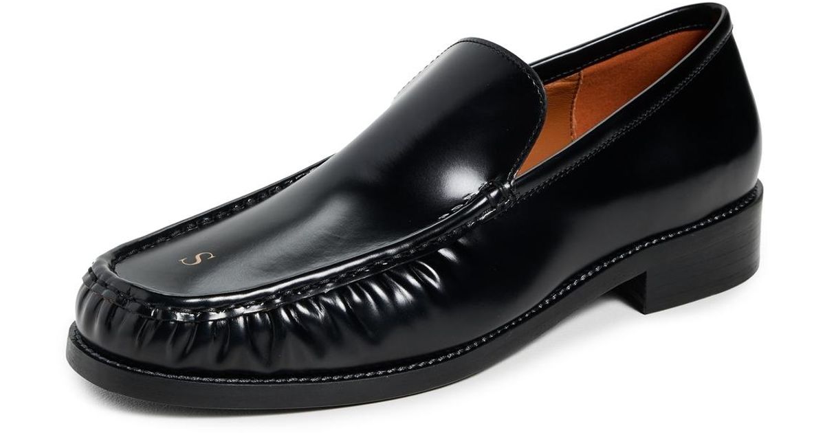 Acne Studios Boafer Light Loafers in Black for Men | Lyst
