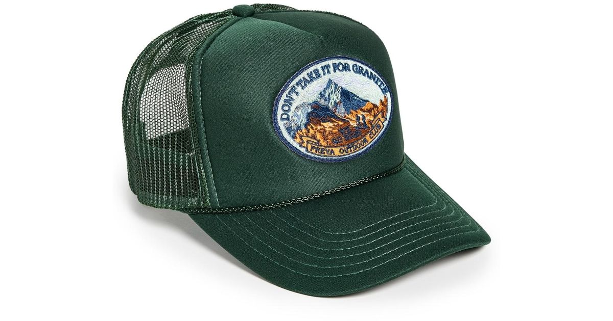 Freya Granite Trucker Hat in Green | Lyst