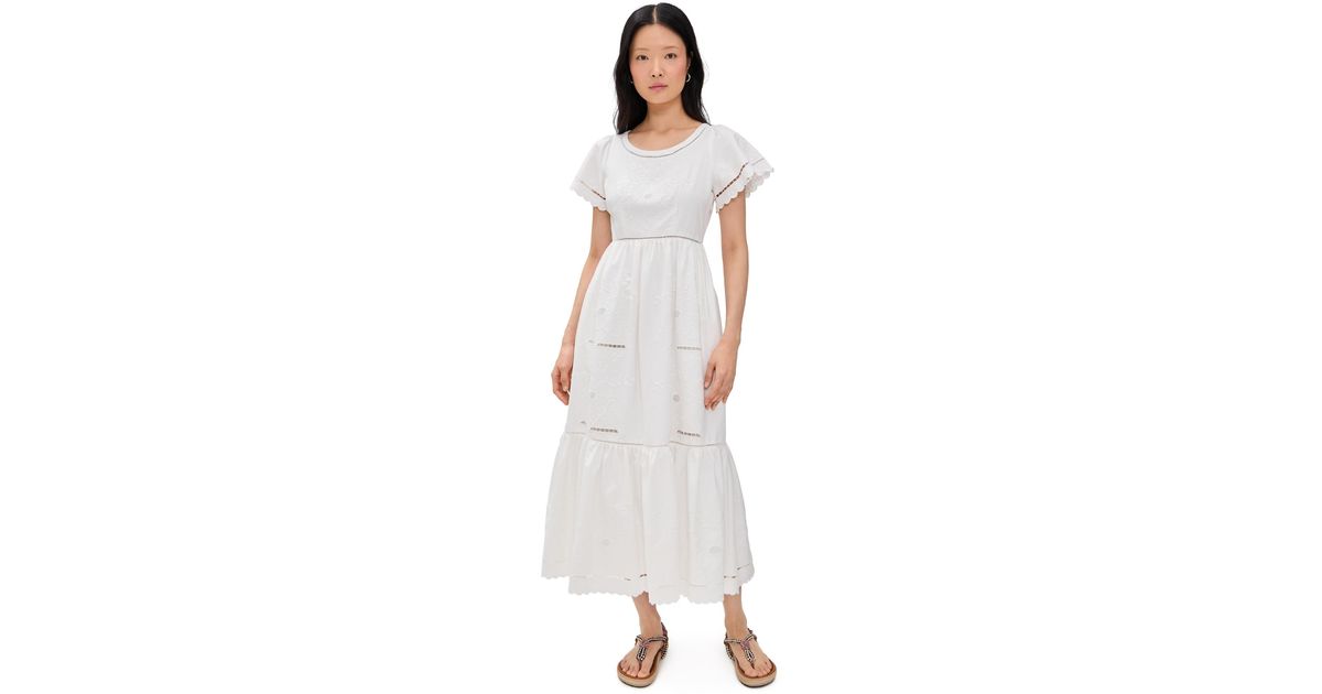 Hunter Bell Marley Dress in White | Lyst