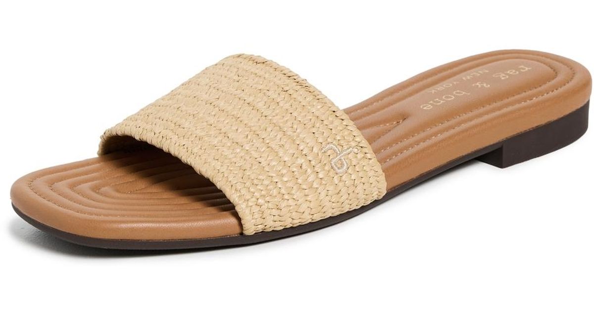 Rag & Bone Ellie Slides in Black | Lyst