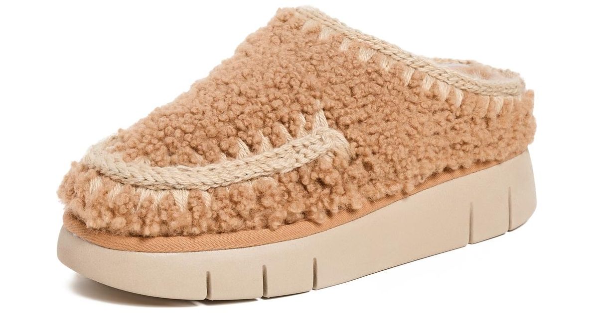 Mou Bounce Maxi Stitching Clogs | Lyst
