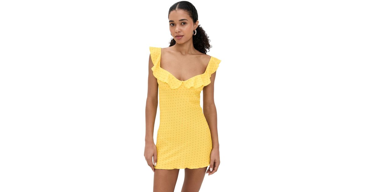 Bella Venice The Joya Dress in Yellow | Lyst