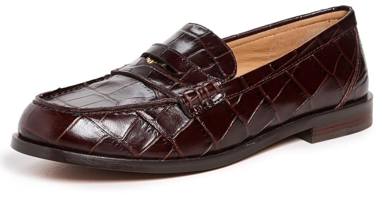 Madewell Porto Penny Loafers in Brown | Lyst