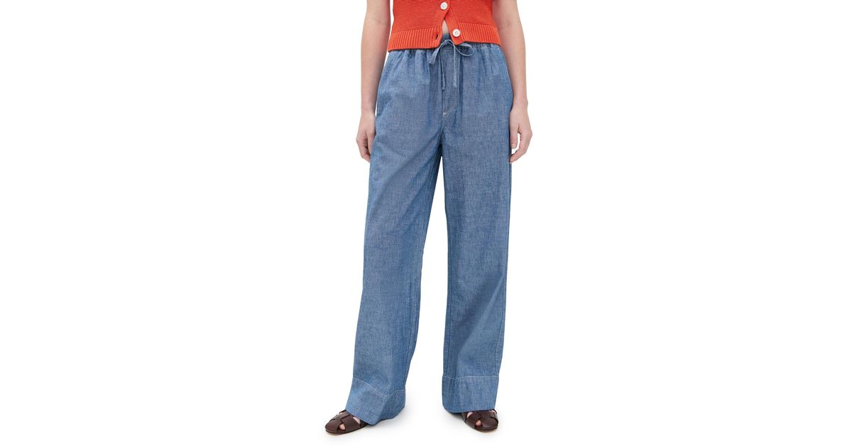 Alex Mill Riley Pants in Blue | Lyst