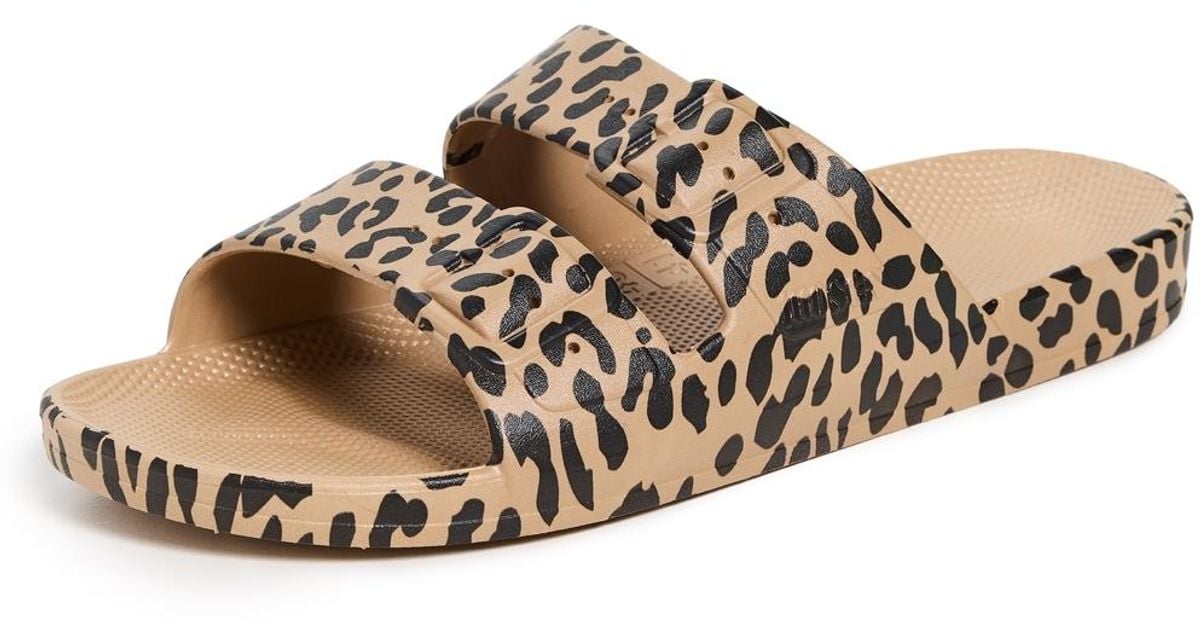 FREEDOM MOSES Leo Slides in Natural | Lyst