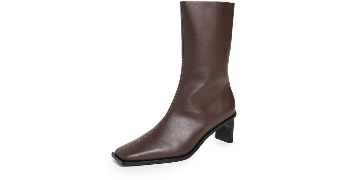 St. Agni Border Boots in Brown | Lyst