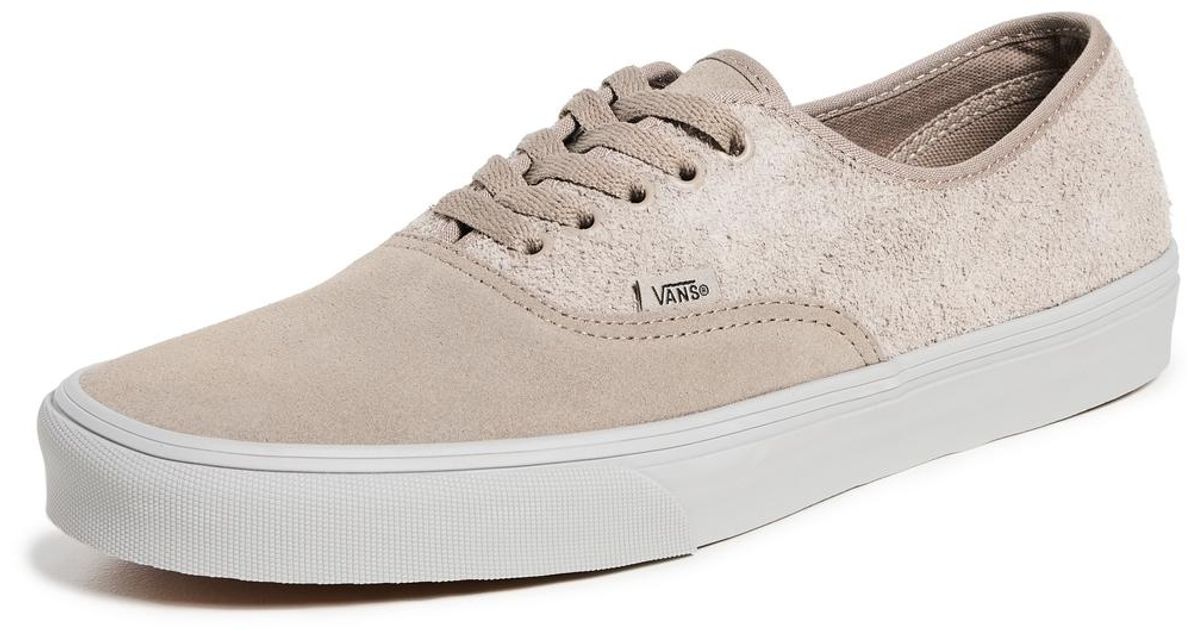 Vans Suede Mix Authentic Sneakers in White for Men | Lyst
