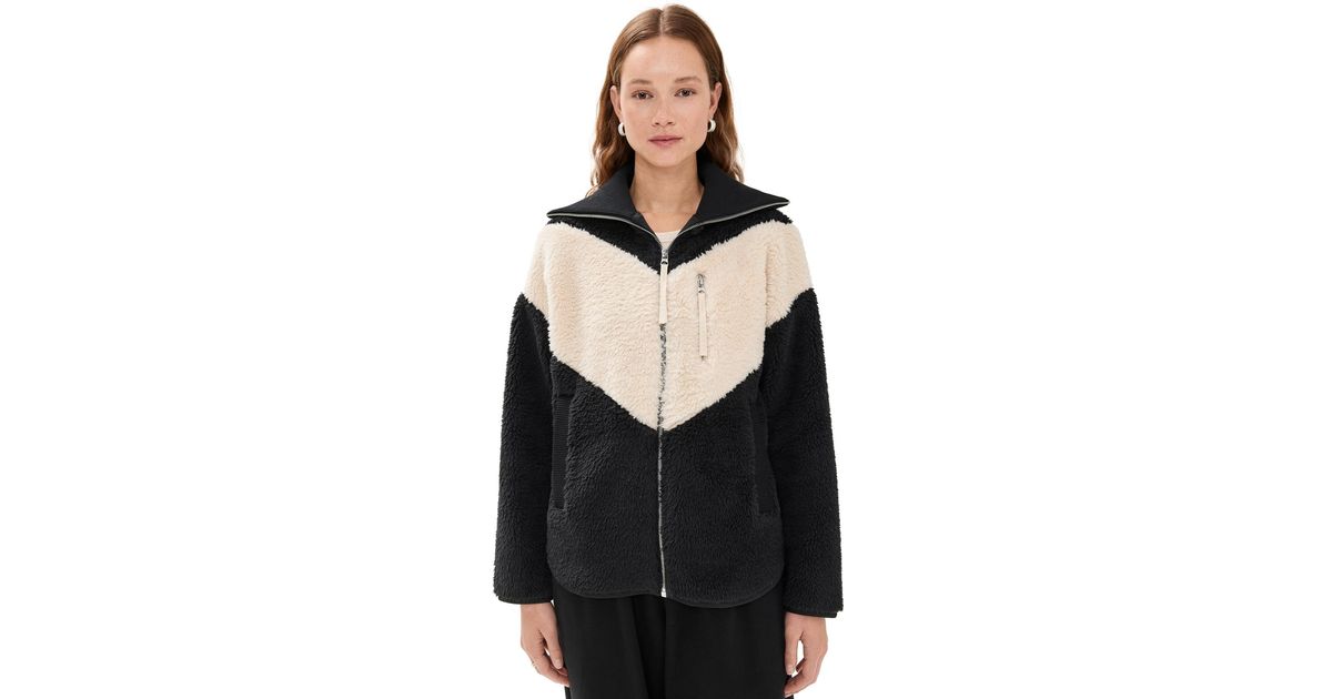 Varley Varey Coron Herpa Jacket Back X in Black | Lyst