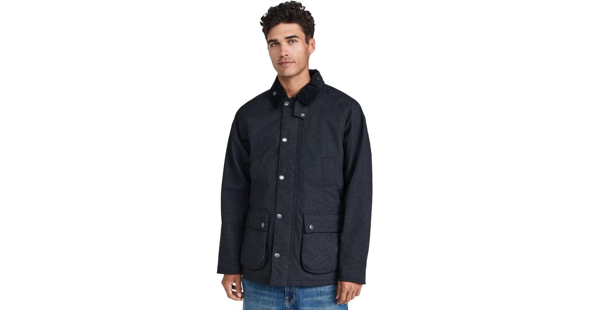 Barbour Winter Bedale Waterproof Jacket in Blue for Men | Lyst
