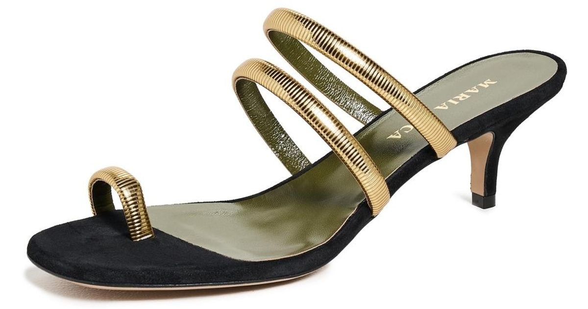 MARIA LUCA Modia Sandals in Black | Lyst