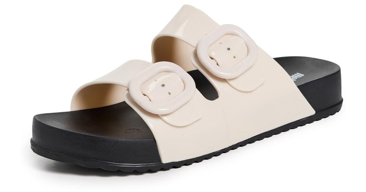 Melissa Cozy Jelly Slides in Black | Lyst