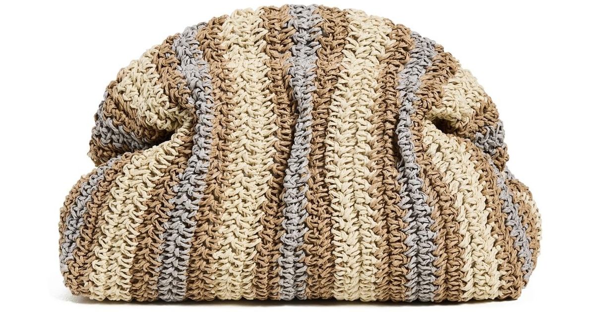 BTB Los Angeles Stella Clutch in Natural | Lyst