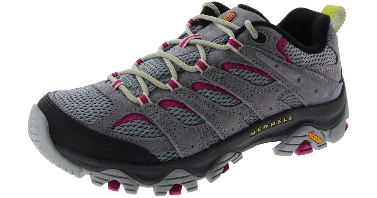 Merrell Moab 3 Suede Workout Running & Training Shoes in Black | Lyst