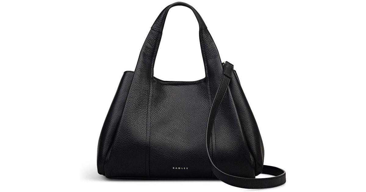 Radley Stanhope Square Ziptop Satchel Bag in Black | Lyst