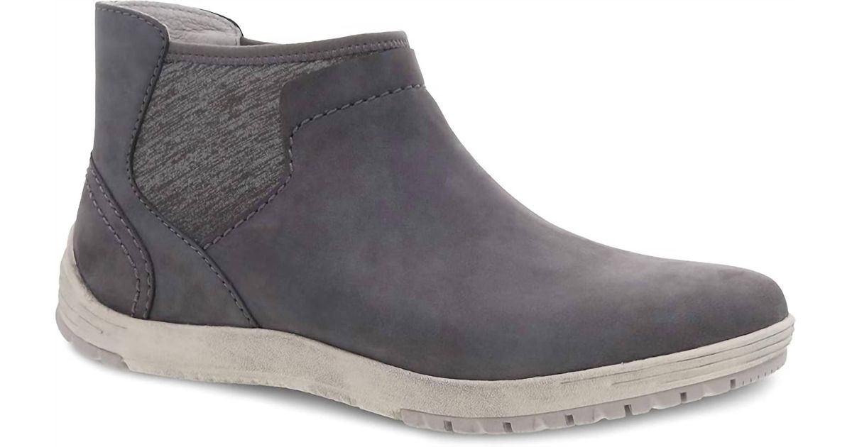 Dansko Lizette Waterproof Boot in Black | Lyst