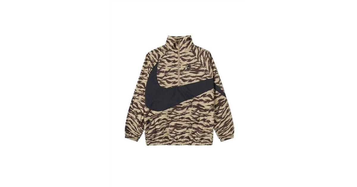 Nike Swoosh Half Zip Windrunner Jacket for Men | Lyst