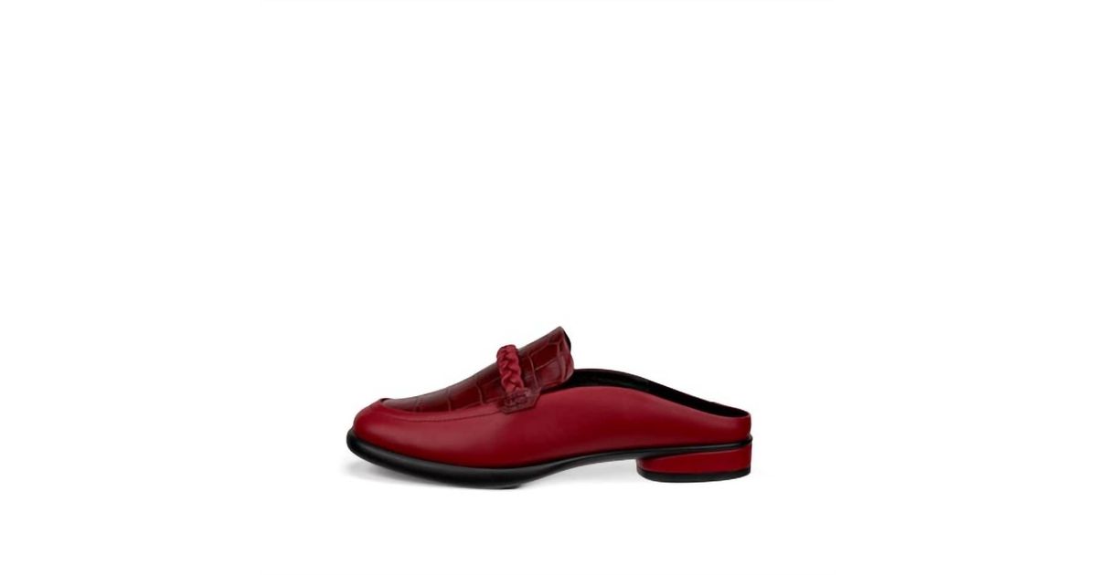 Ecco Sculpted Lx Braid Mule in Red | Lyst