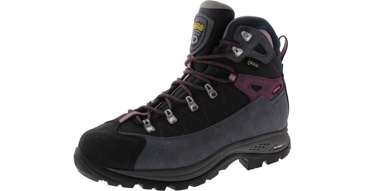 Asolo Lace-Up Outdoor Hiking Boots in Black | Lyst