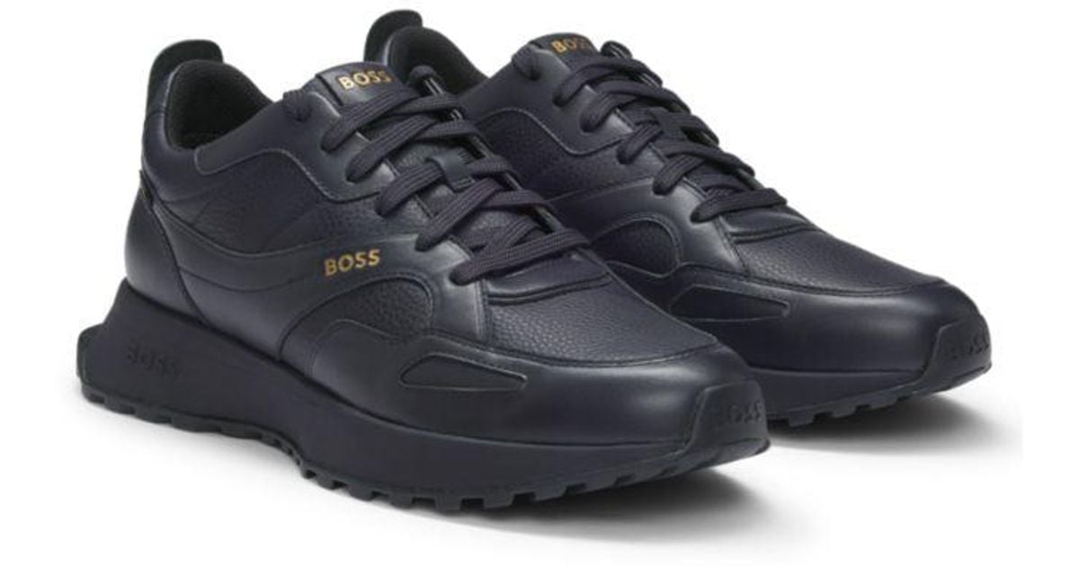 BOSS Waterproof Gore-Tex Trainers in Blue for Men | Lyst