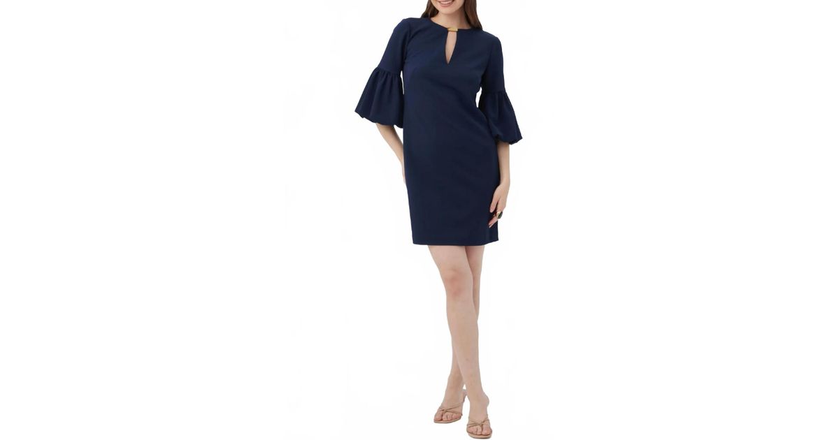 Trina Turk Redford Short Dress in Blue | Lyst