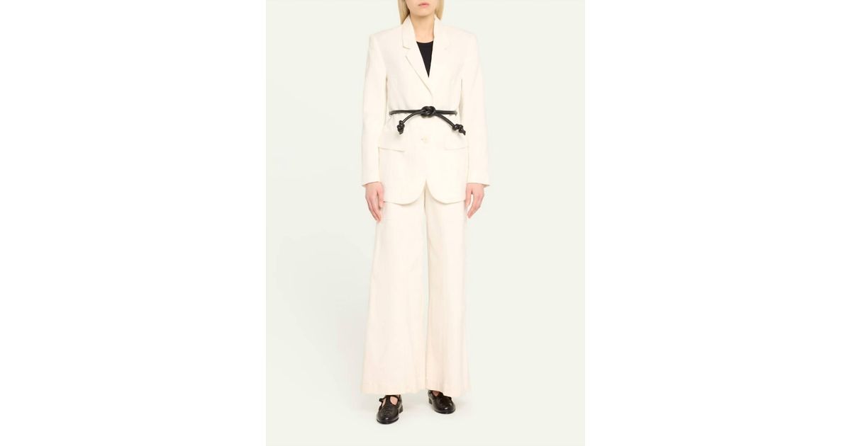 Sea Carine Wide-Leg Corduroy Jeans in Natural | Lyst