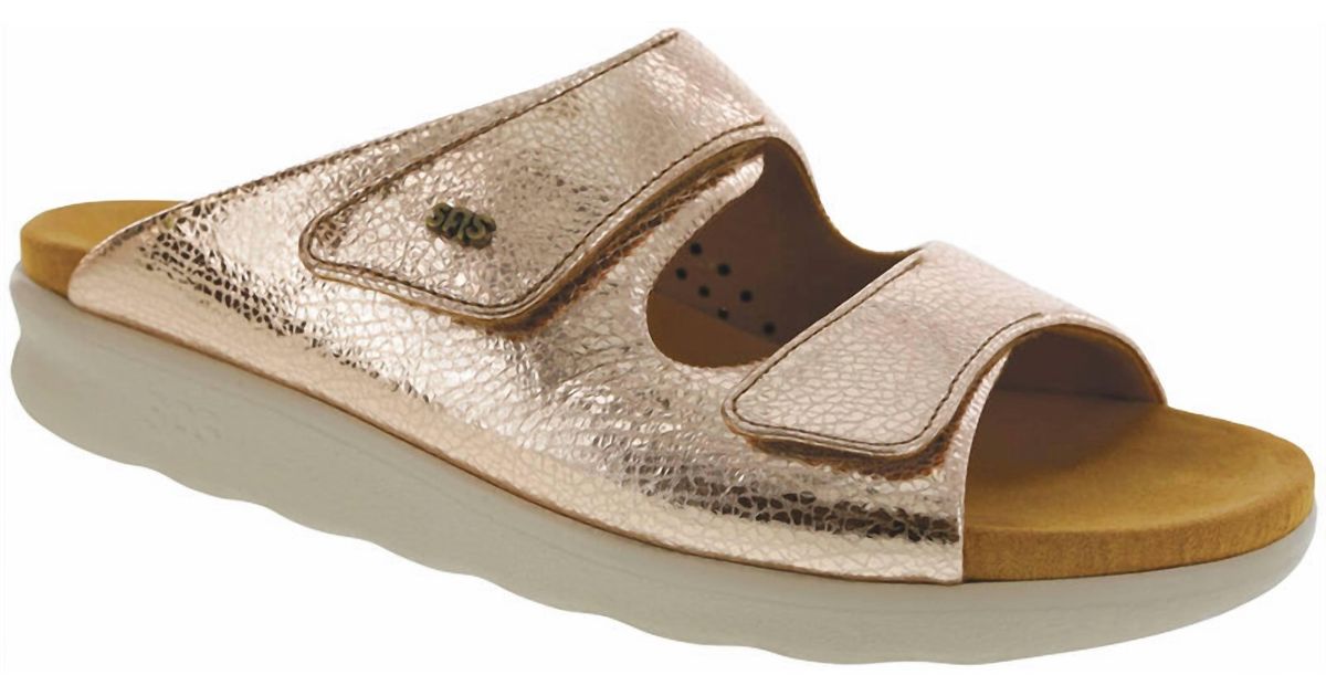 SAS Cozy Sandals in Black | Lyst