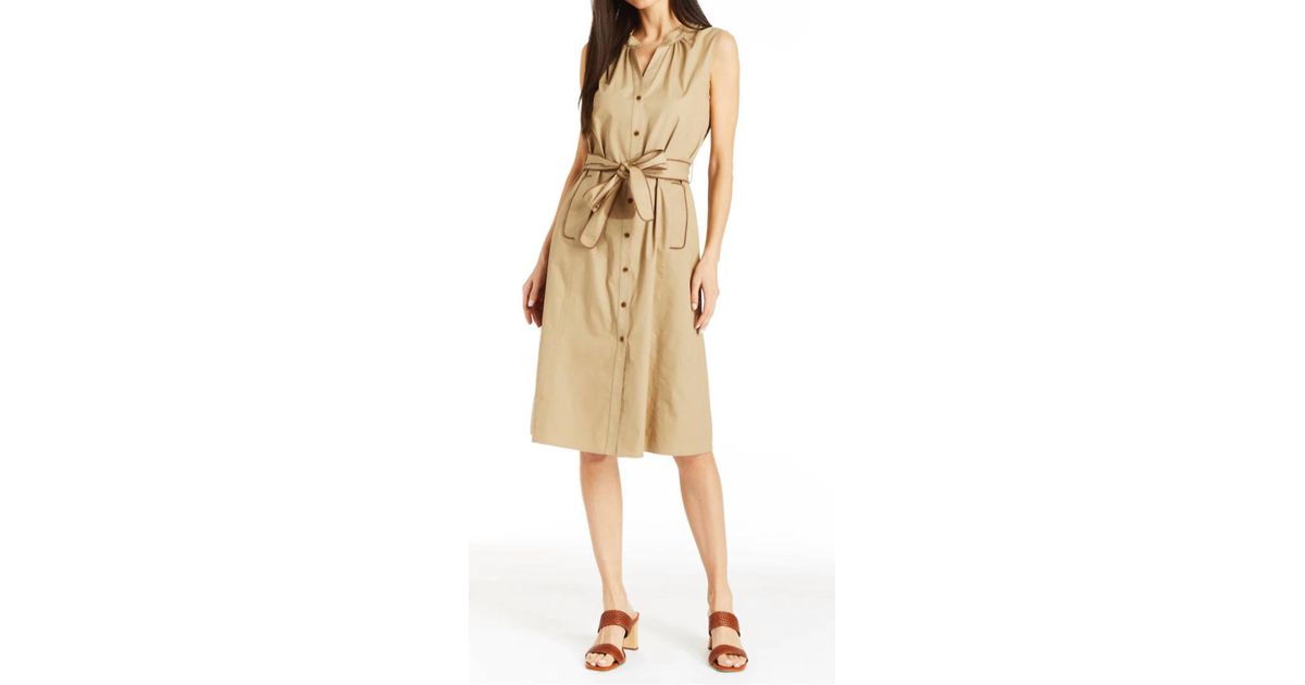 Drew Madison Dress in Natural | Lyst