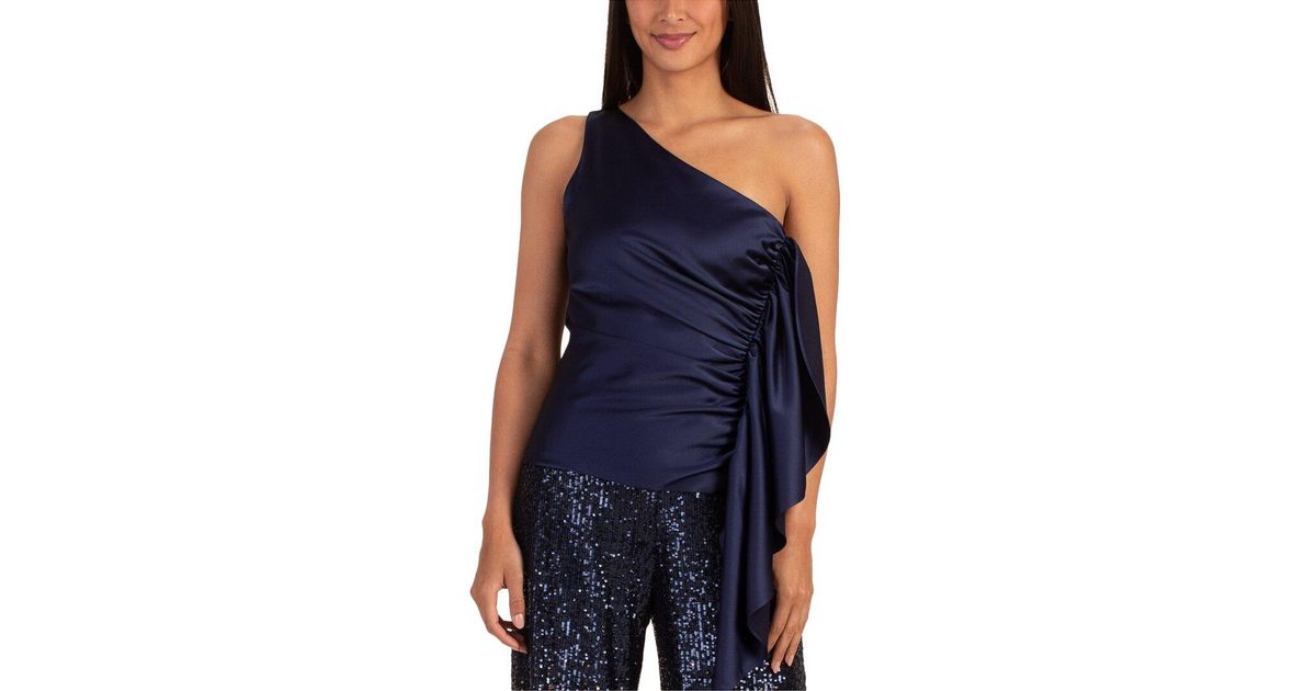 Trina Turk Powerful Top in Blue | Lyst