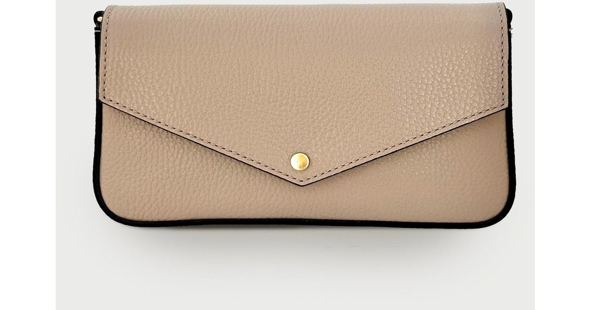Apatchy London The Munro Leather Short Bag in Natural | Lyst