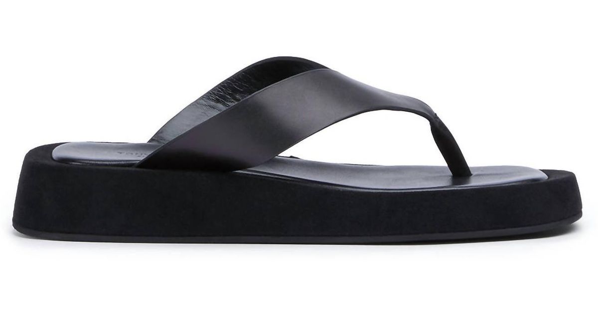 Tony Bianco Ives Thong Sandals in Black | Lyst