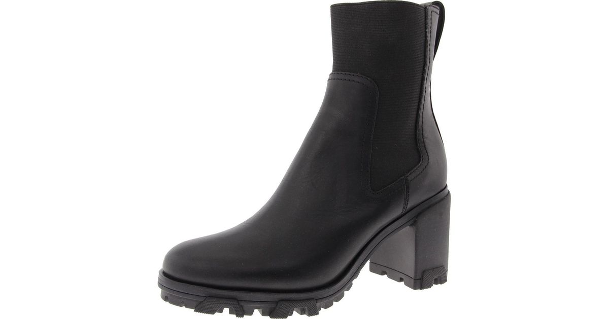 Rag & Bone Stretch Leather Chelsea Boots in Black | Lyst