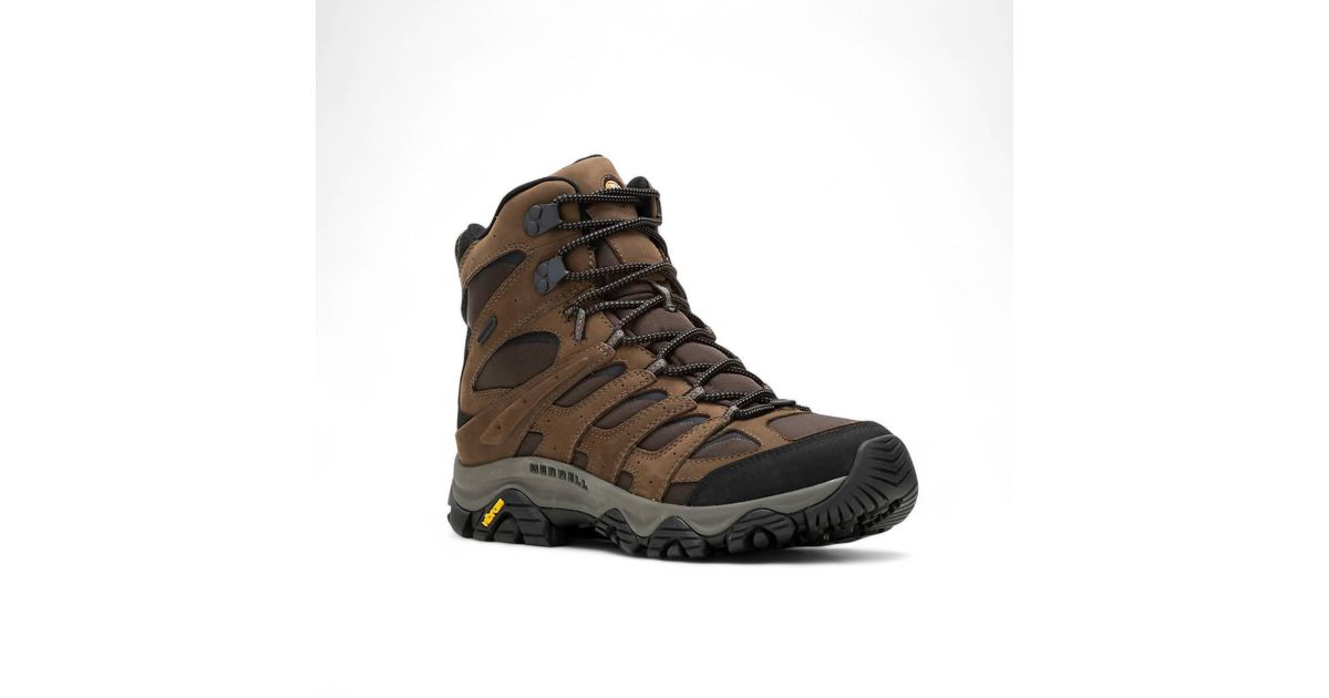 Merrell Moab 3 Apex Mid Waterproof Hiking Boots in Brown for Men | Lyst