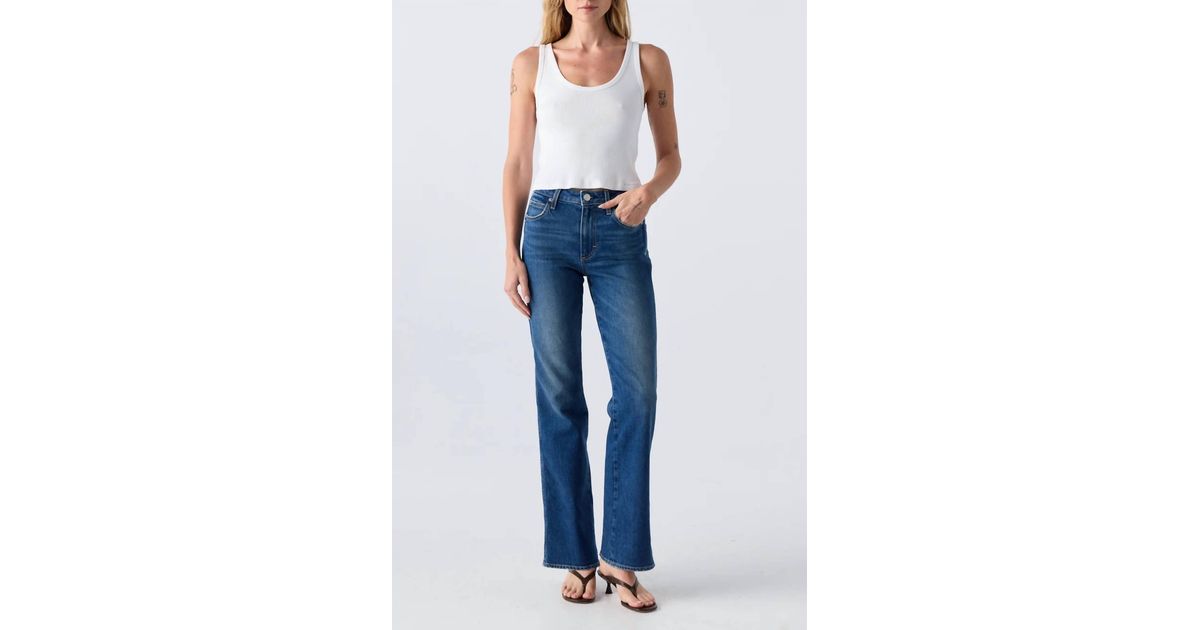 AMO Rosa Flare Jean in Blue | Lyst