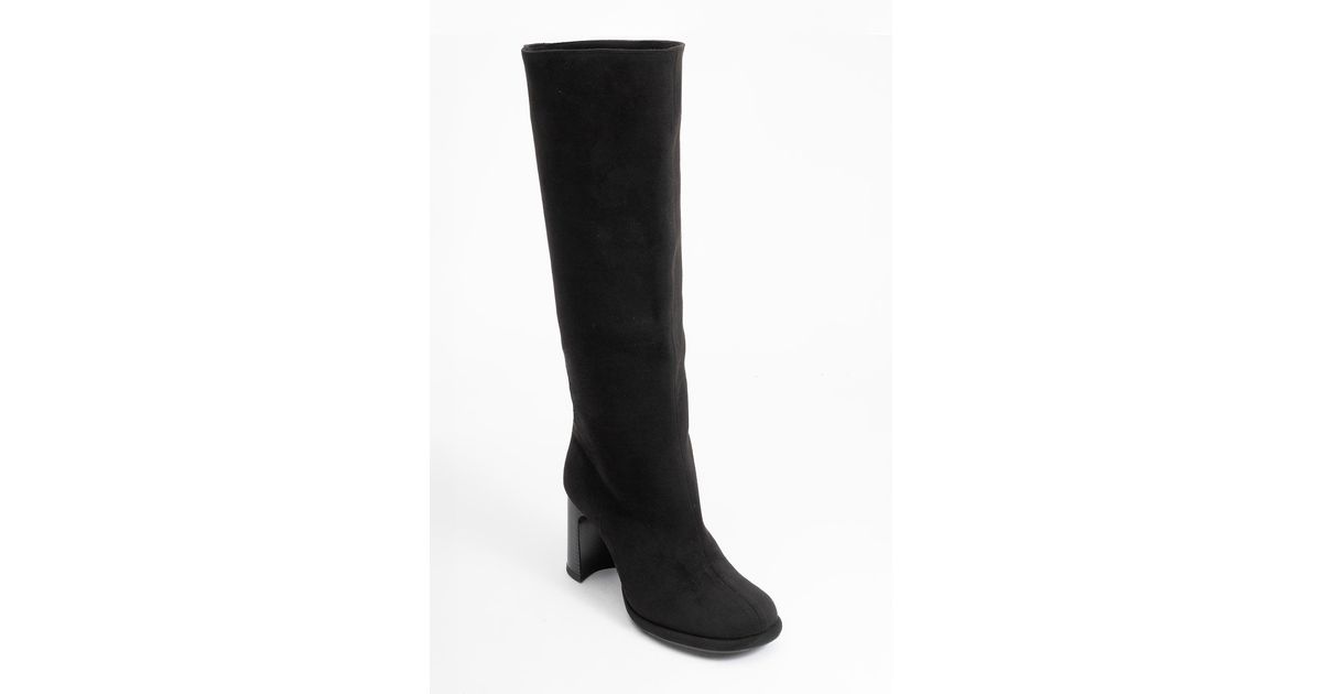 Prologue Shoes Josette Block Heel Knee High Boot in Black | Lyst