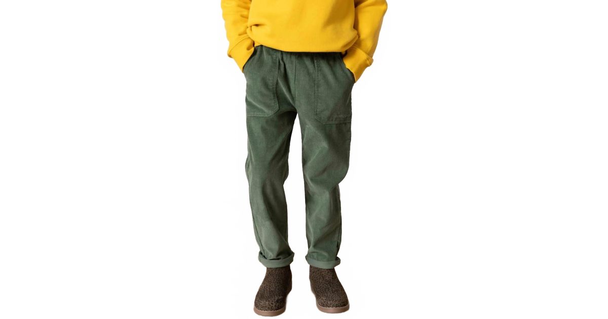 Bonton Batcha Corduroy Trouser in Green for Men | Lyst