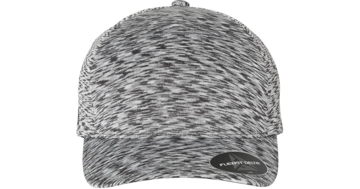 Flexfit Delta Seamless Unipanel Cap in Gray for Men | Lyst