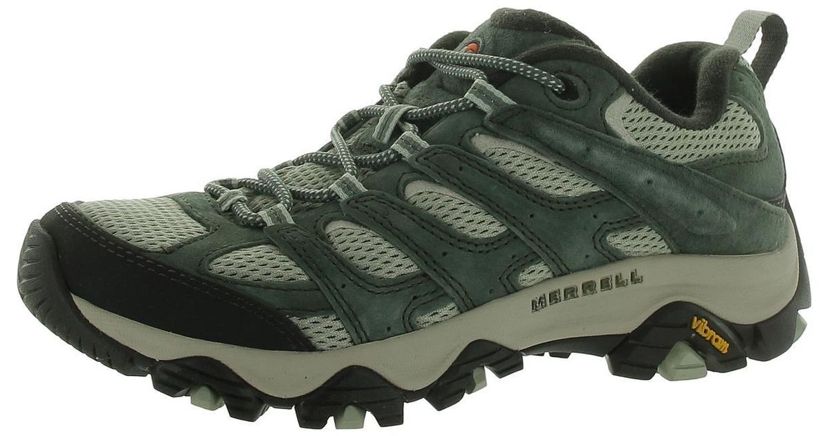 Merrell Suede Performance Hiking Shoes in Green | Lyst