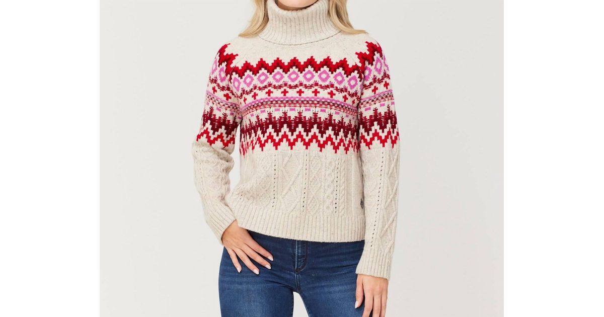 Krimson Klover Bluebird Turtleneck Sweater in Red | Lyst