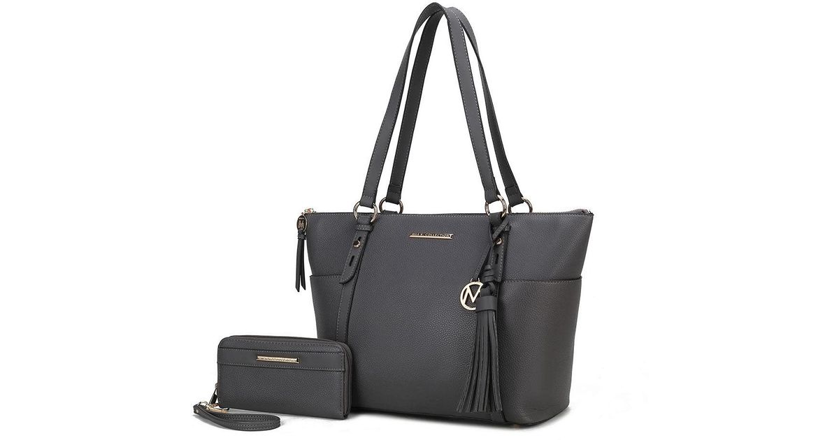 MKF Collection by Mia K Gloria Tote Bag With Wallet Set By Mia K in ...