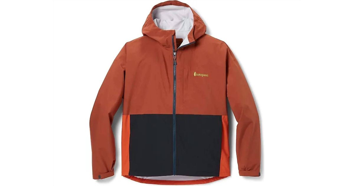 COTOPAXI Cielo Rain Jacket in Red for Men | Lyst