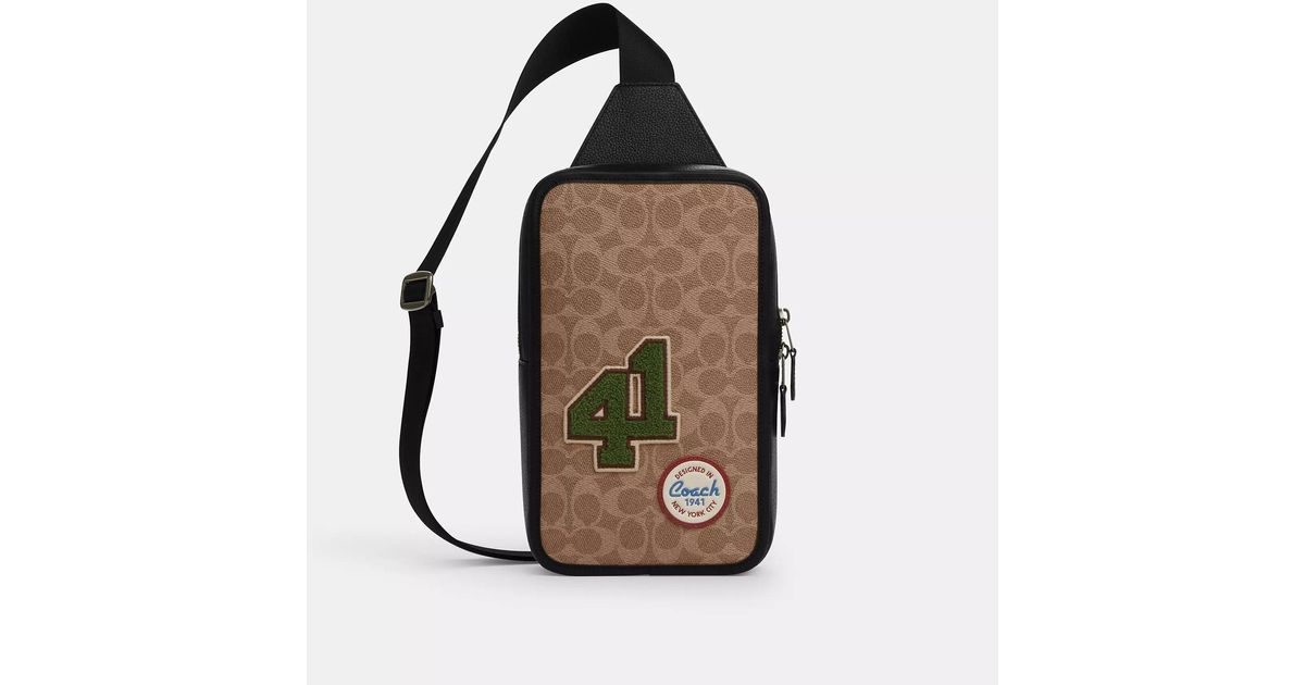 COACH Sullivan Pack in Black | Lyst