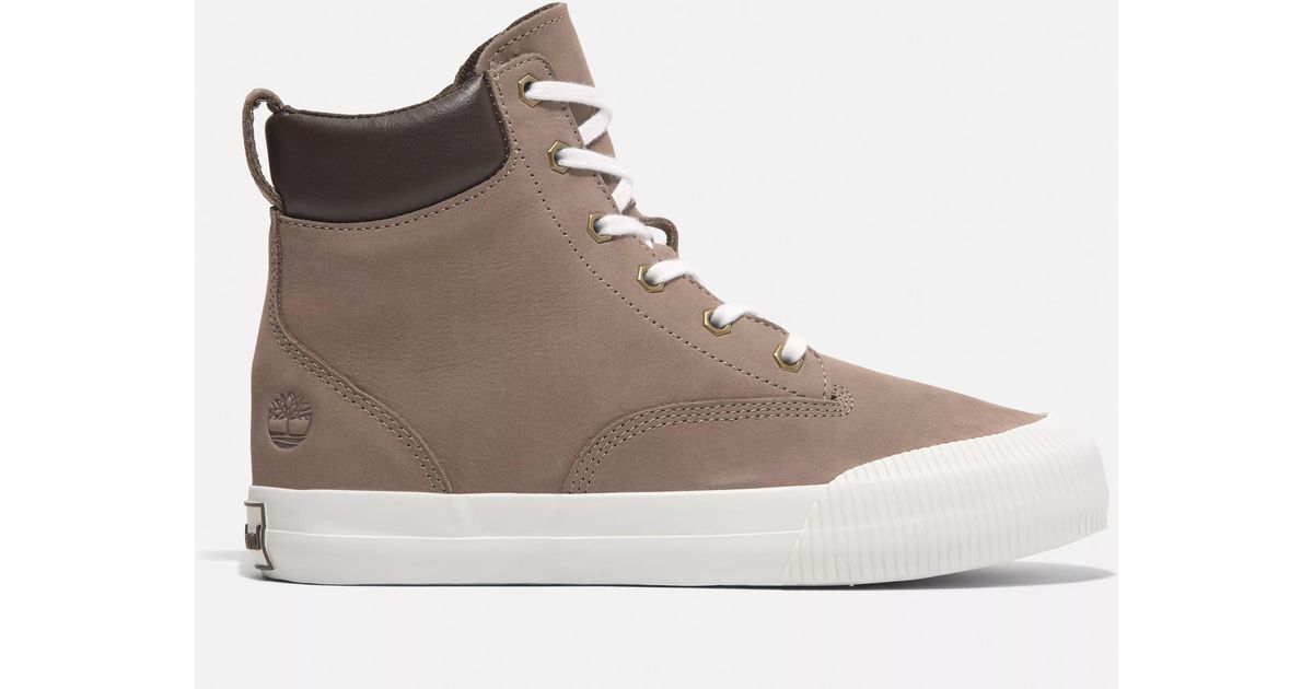 Timberland Skyla Bay 2.0 High Top Lace-Up Sneaker in Brown | Lyst